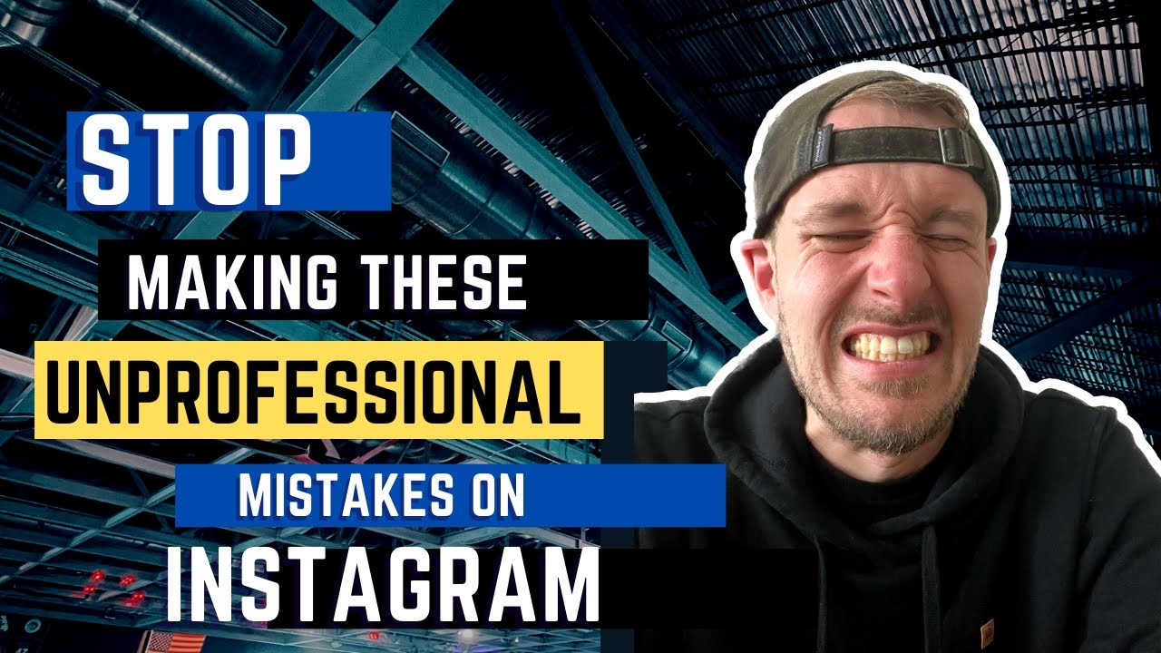 Stop doing these unprofessional things on your Instagram - YouTube
