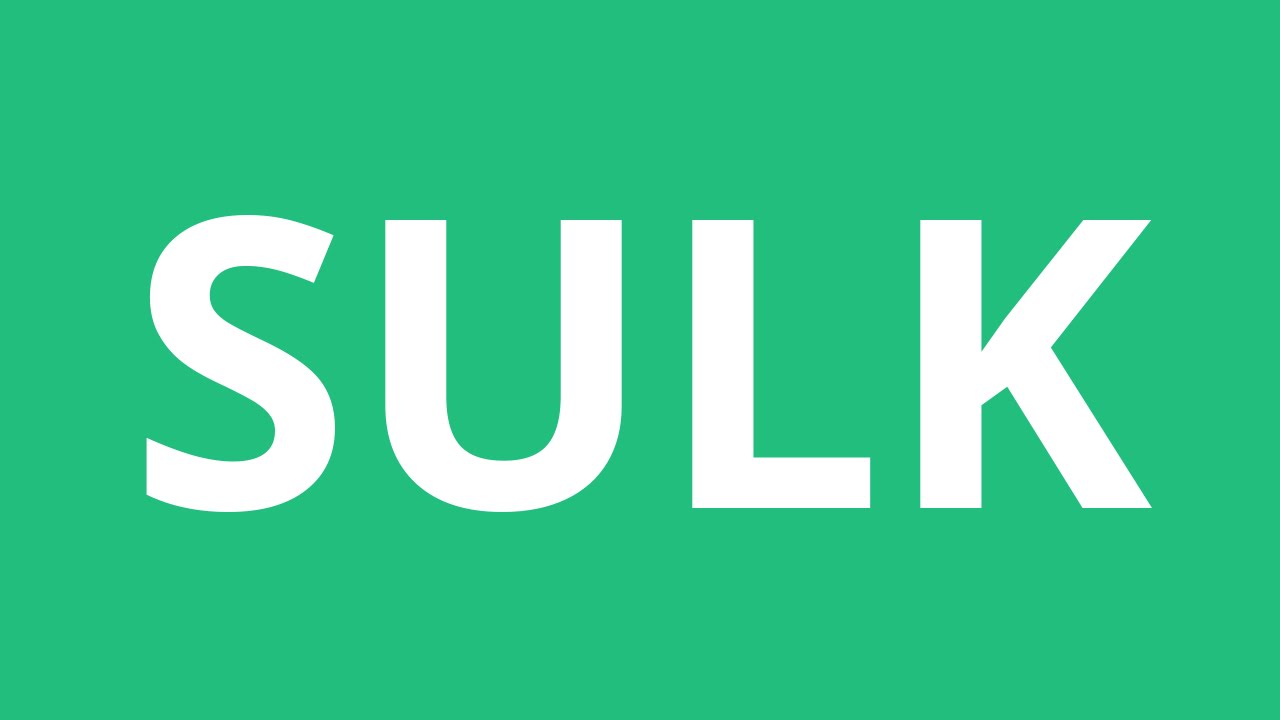 How To Pronounce Sulk - Pronunciation Academy - YouTube