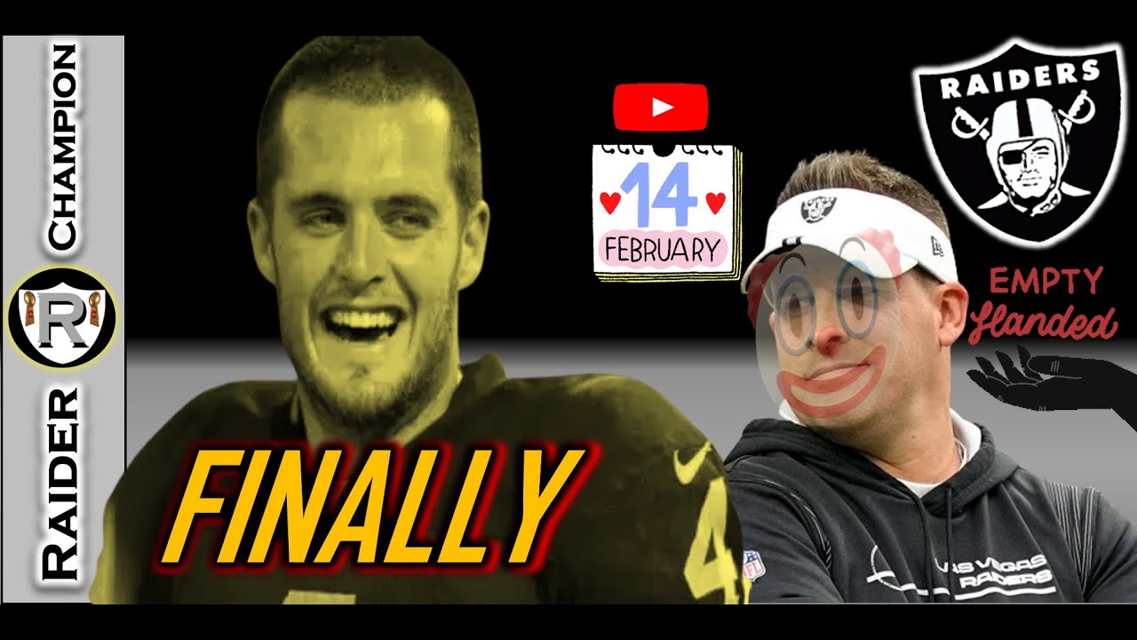 BREAKING: RAIDERS Finally CUT Future Saint DEREK CARR | Clown Regime ...