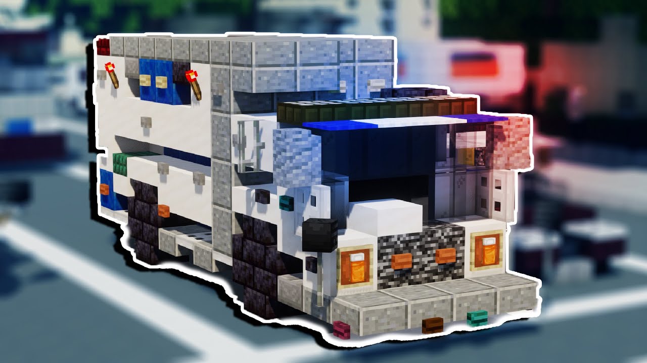 Minecraft NYPD ESU Mack Truck Tutorial - YouTube