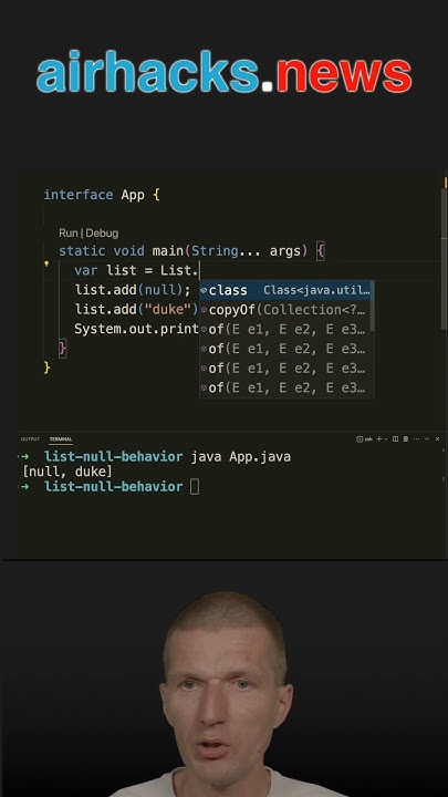 null in ArrayList vs. List.of #java #shorts - YouTube