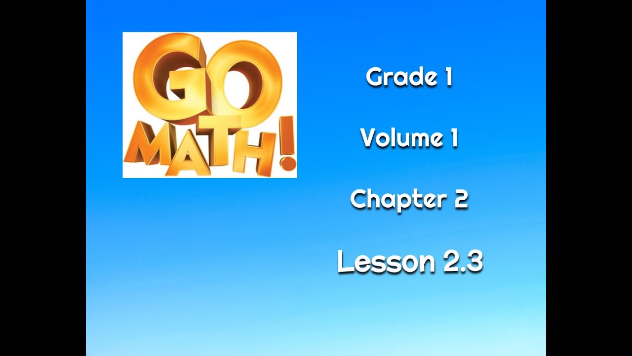 Go-Math_Grade 1_Vol 1_Chapter 2_Lesson 2.3_p. 81 & 82 - YouTube