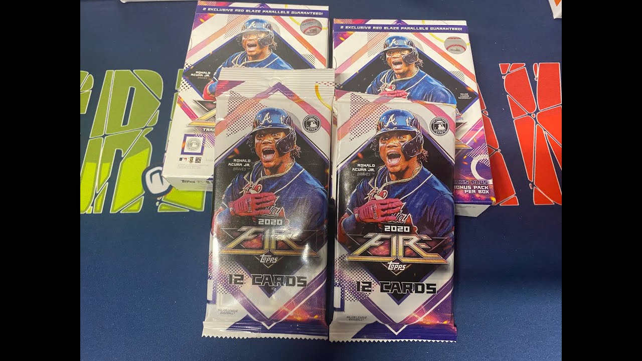 2020 Topps Fire Hanger and Value Pack Opening!!! Ripping Some Of Last ...