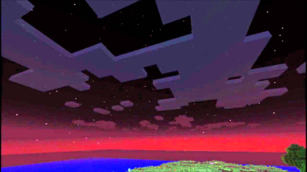 Minecraft - Rain, Clouds Sunset, Day and Night! [Speed] - YouTube