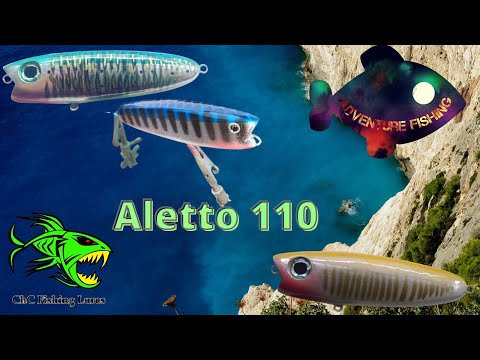 Aletto 110 Stick bait in 3D Tecnology - stampa 3D - Tuna Fishing