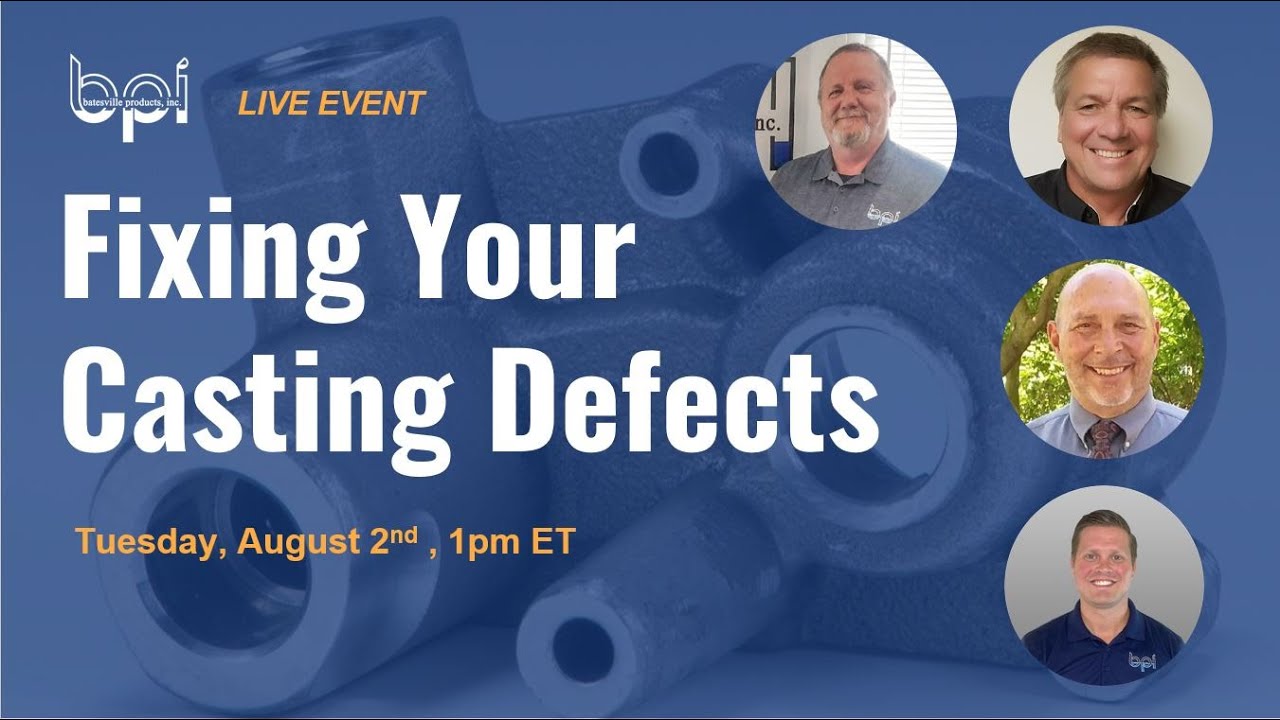 How to Identify and Fix 6 Casting Porosity Defects (live event) - YouTube