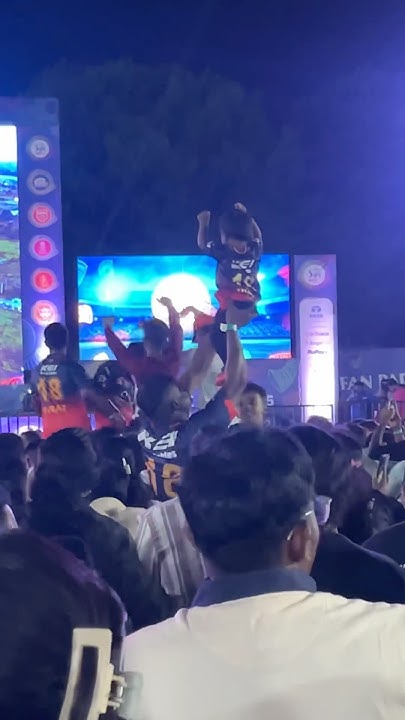 Little RCB Fan | IPL Fan Park Tumakuru #ipl #ipl2025 #rcbfans #viratkohli #nammatumukuru #little ...