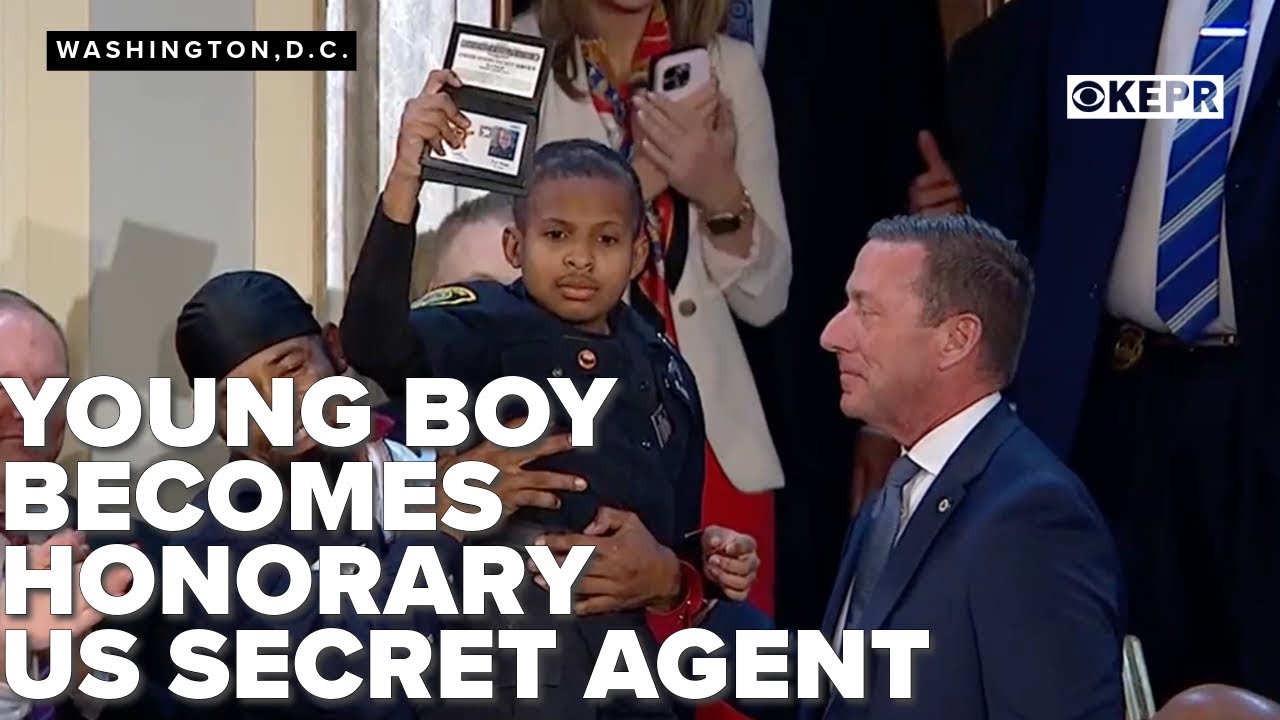 Trump makes 13-year-old battling cancer an honorary US Secret Service ...