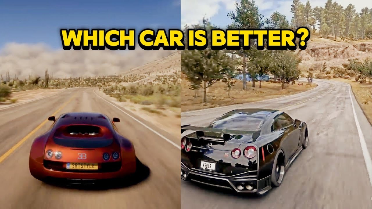 Bugatti Veyron VS Nissan GTR R35 (Which Car Is Better) - YouTube