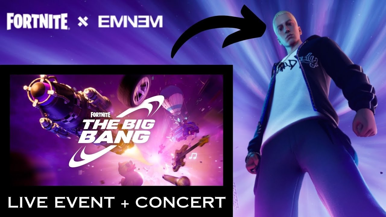 BIG BANG LIVE EVENT + EMINEM LIVE CONCERT | FORTNITE - YouTube