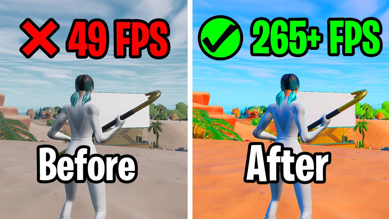 FIX FPS DROPS & BOOST FPS in Fortnite Chapter 3 Season 4! (1000+ FPS ...