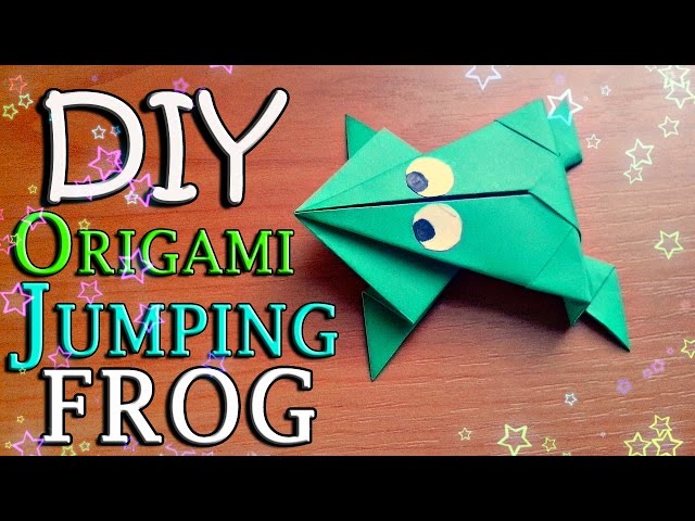Origami Jumping Frog Instructions Youtube Make An Origami Frog That