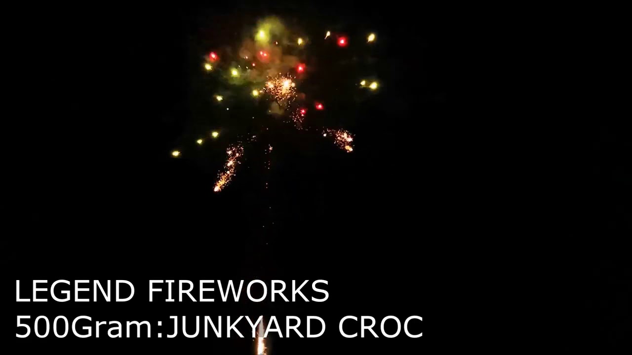 JUNKYARD CROC Legend fireworks - YouTube