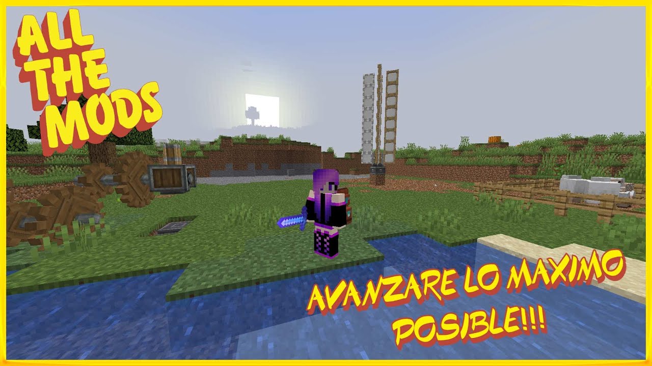 HOY QUIERO AVANZAR SOLO CON EL CREATE!!! || ALL THE MODS 7 MOD PACK ...