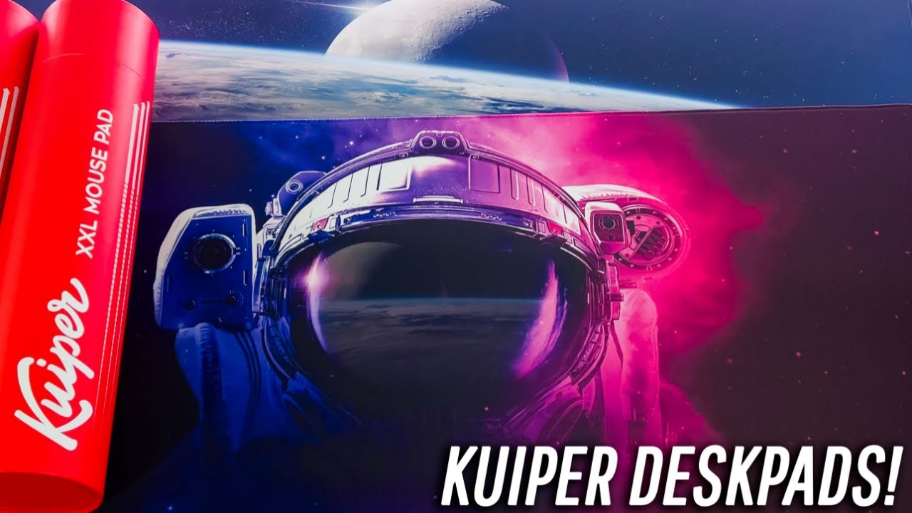 New Space Themed Pads - Kuiper Mousepads Unboxing! - YouTube