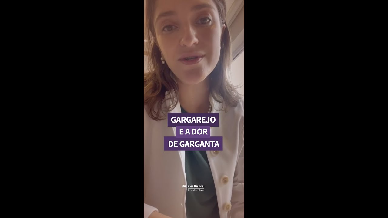 Gargarejo, ajuda a aliviar os sintomas da dor de garganta? - YouTube