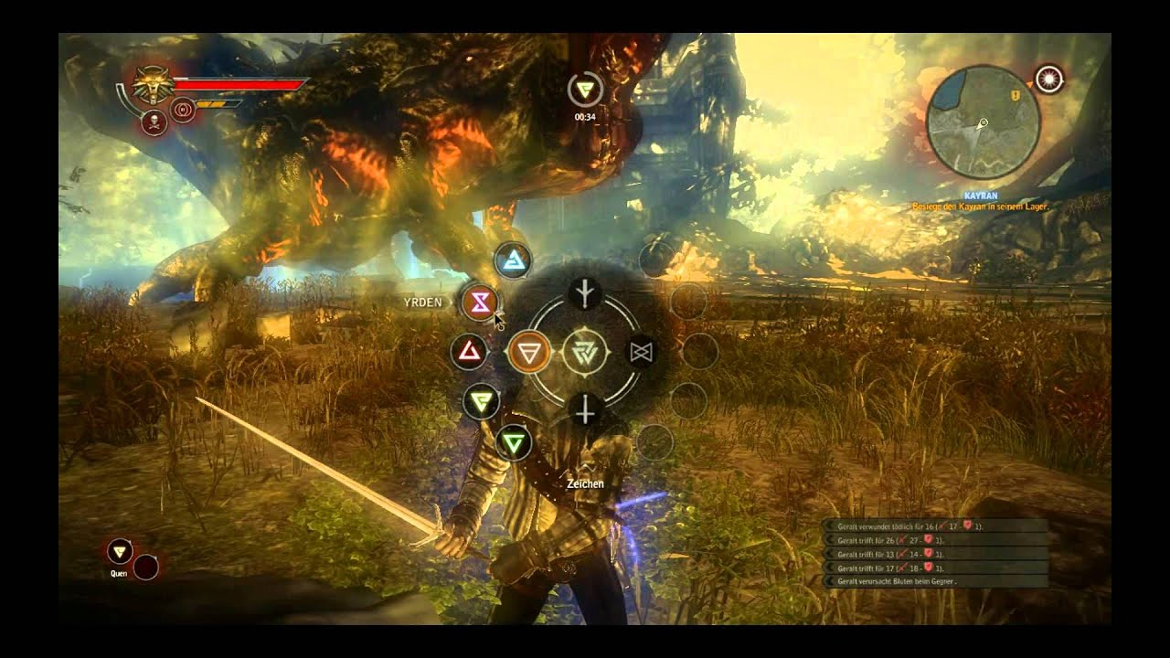 The Witcher 2 - Kayran-Tutorial - YouTube