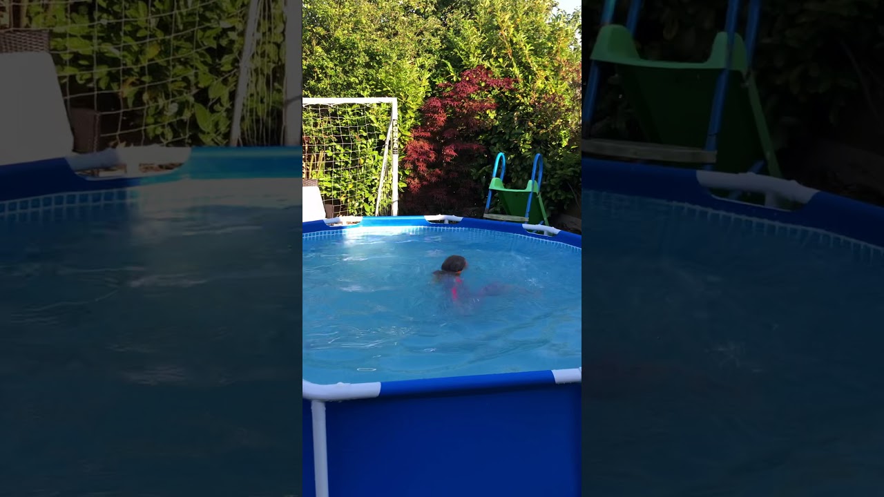 Swimming pool somersault - YouTube