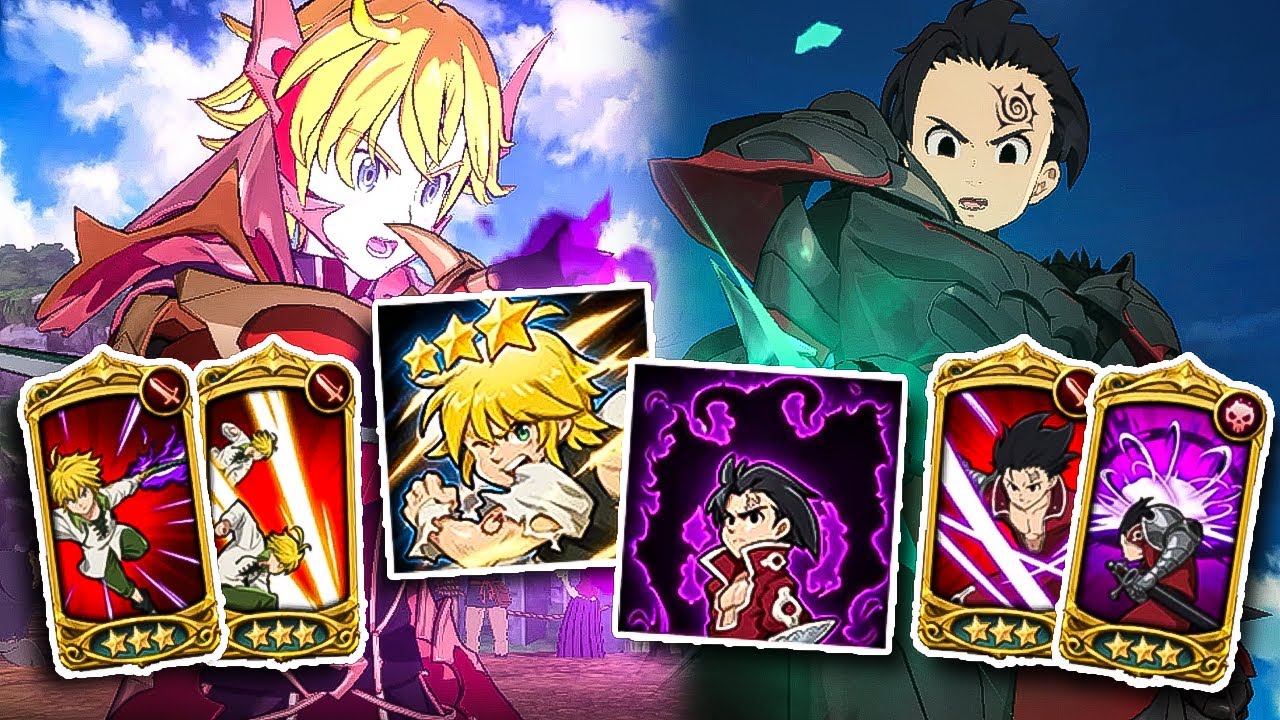 TRUE DEMON KING COMBO?! TROLL LR LOSTAVYNE MELIODAS + HOLY RELIC CS ...