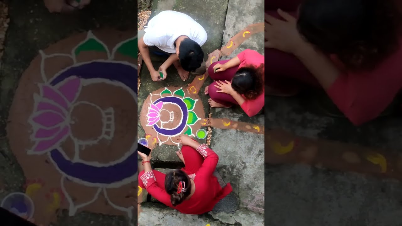 Happy Tihar (Rangoli Making) - YouTube