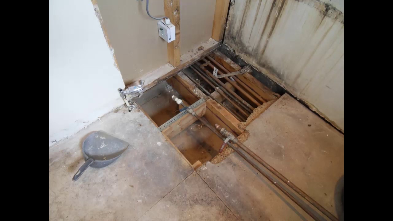 Bathroom before and after.. preparing, plumbing, tiling, installation ...