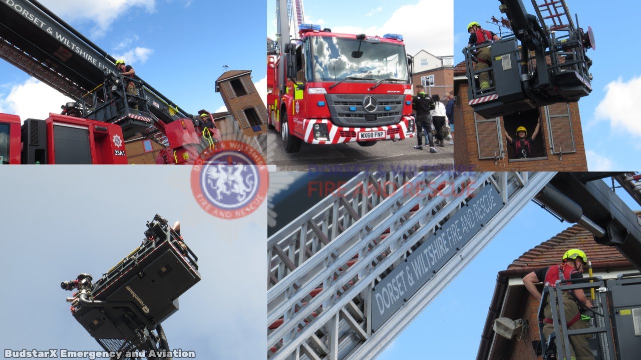 **ALP RESCUE DEMO** DWFRS Springbourne Fire Station Open day Part 2 ...