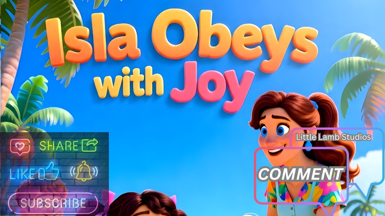 Isla Obeys with Joy 😊 | Christian Kids Story About Obedience & God’s ...