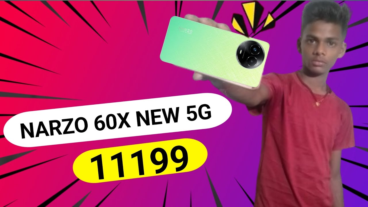 RELMI NARZO 60X 5G NEW PHONE || मंत्र 11199 ₹ - YouTube