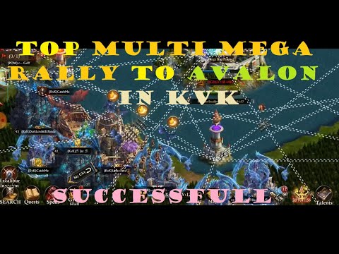 Highlight - Top Multi Mega to Avalon in KvK and Success | King of Avalon