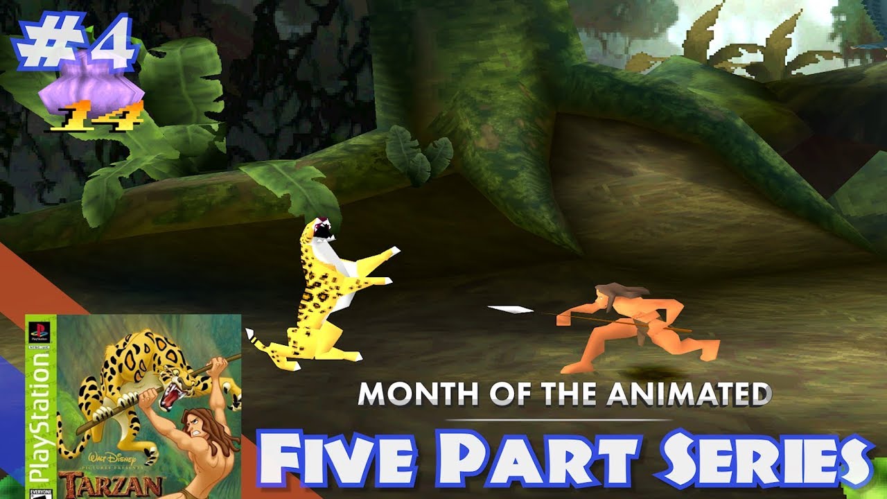 Five Part Series - 4 - Disney's Tarzan (PlayStation 1) - YouTube