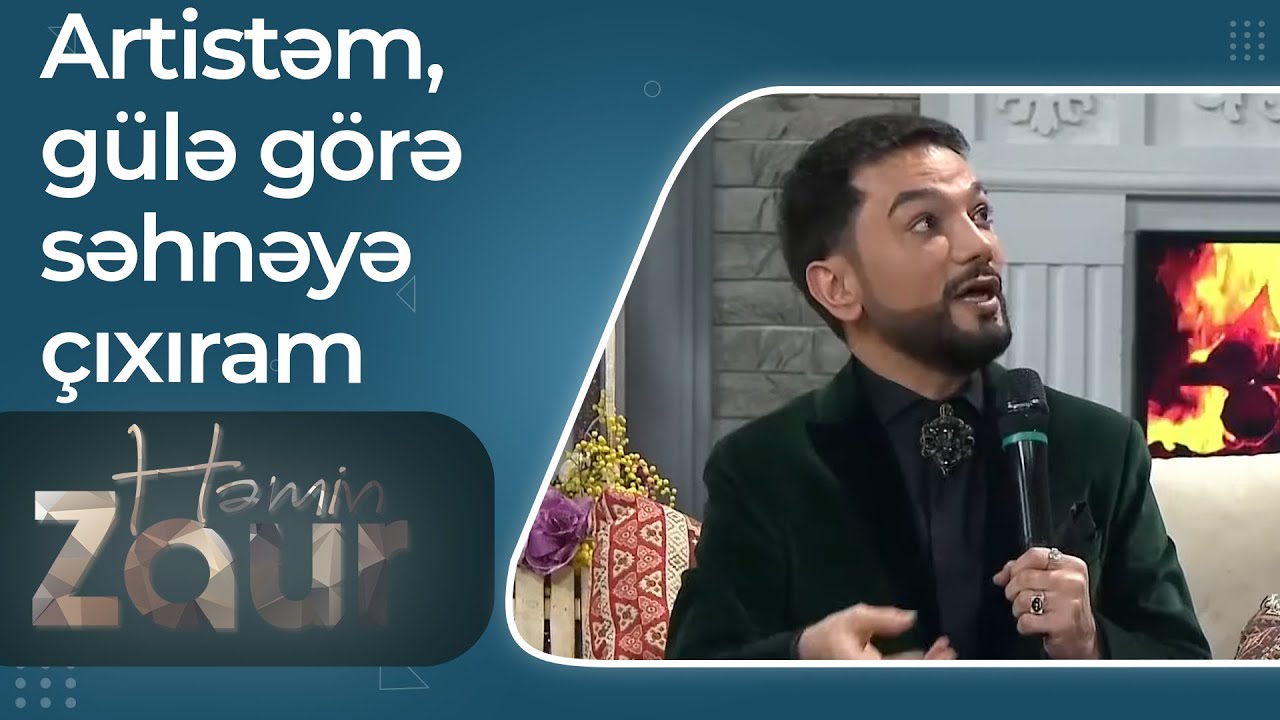 Faiq Ağayev - Artistəm, gülə görə səhnəyə çıxıram - Həmin Zaur - YouTube