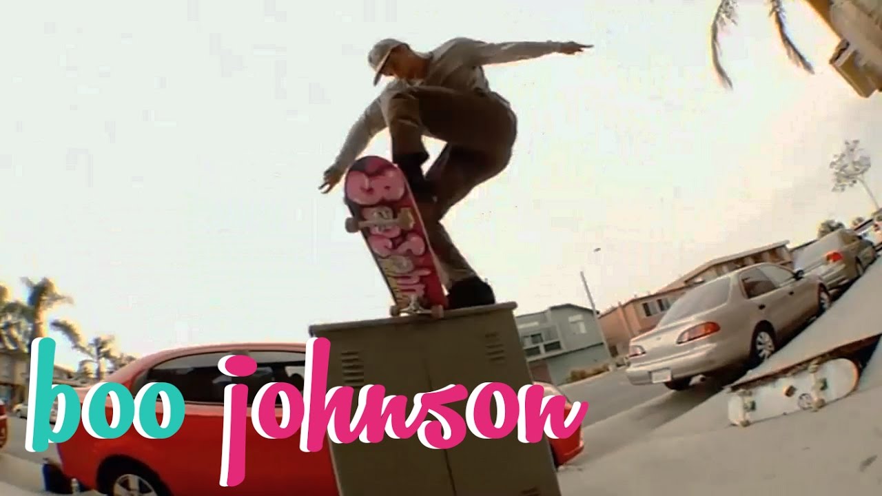 Boo Johnson Skateboarding "Talent and Hard Work" - YouTube
