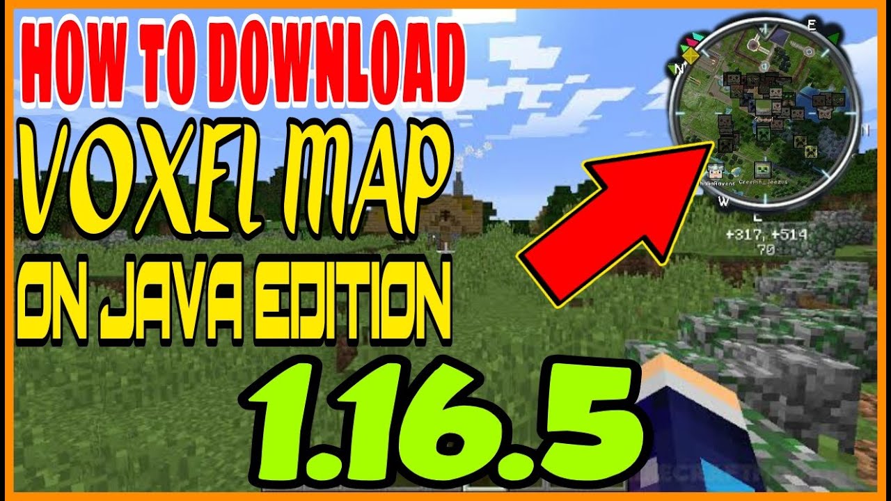 How to download and install voxelmap on minecraft java edition 1.16.5 ...
