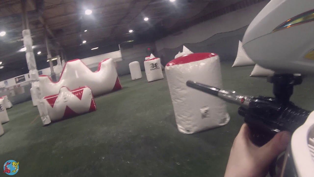 Warped Sportz Angel IR3 with Enoch board! | Indoor Speedball Gameplay ...