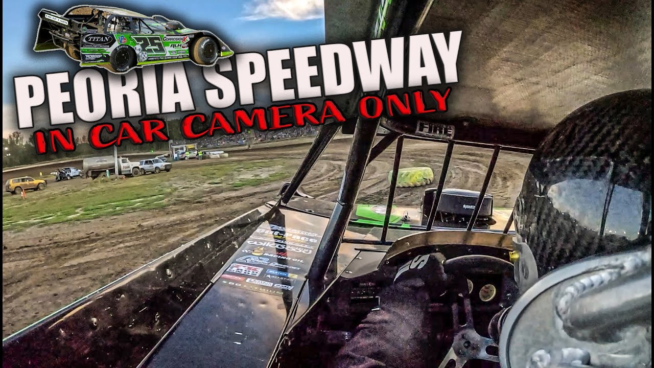 IN CAR CAMERA ONLY!! Picking up the win at Peoria Speedway | September ...