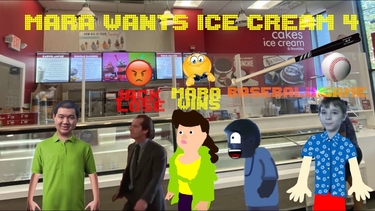Mara Wants Ice Cream 4 🍦(Mara Wins Baseball Game ⚾️) - YouTube