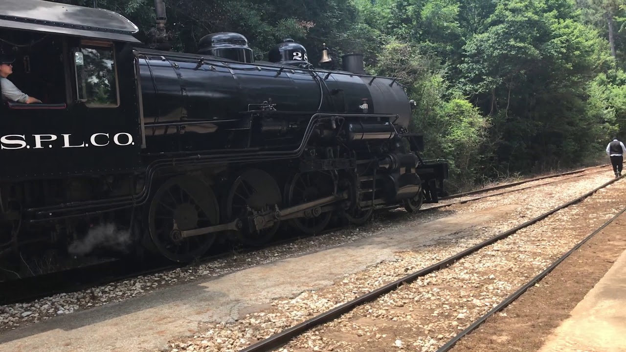 Texas State Railroad Steam Locomotive at Rusk, TX - YouTube