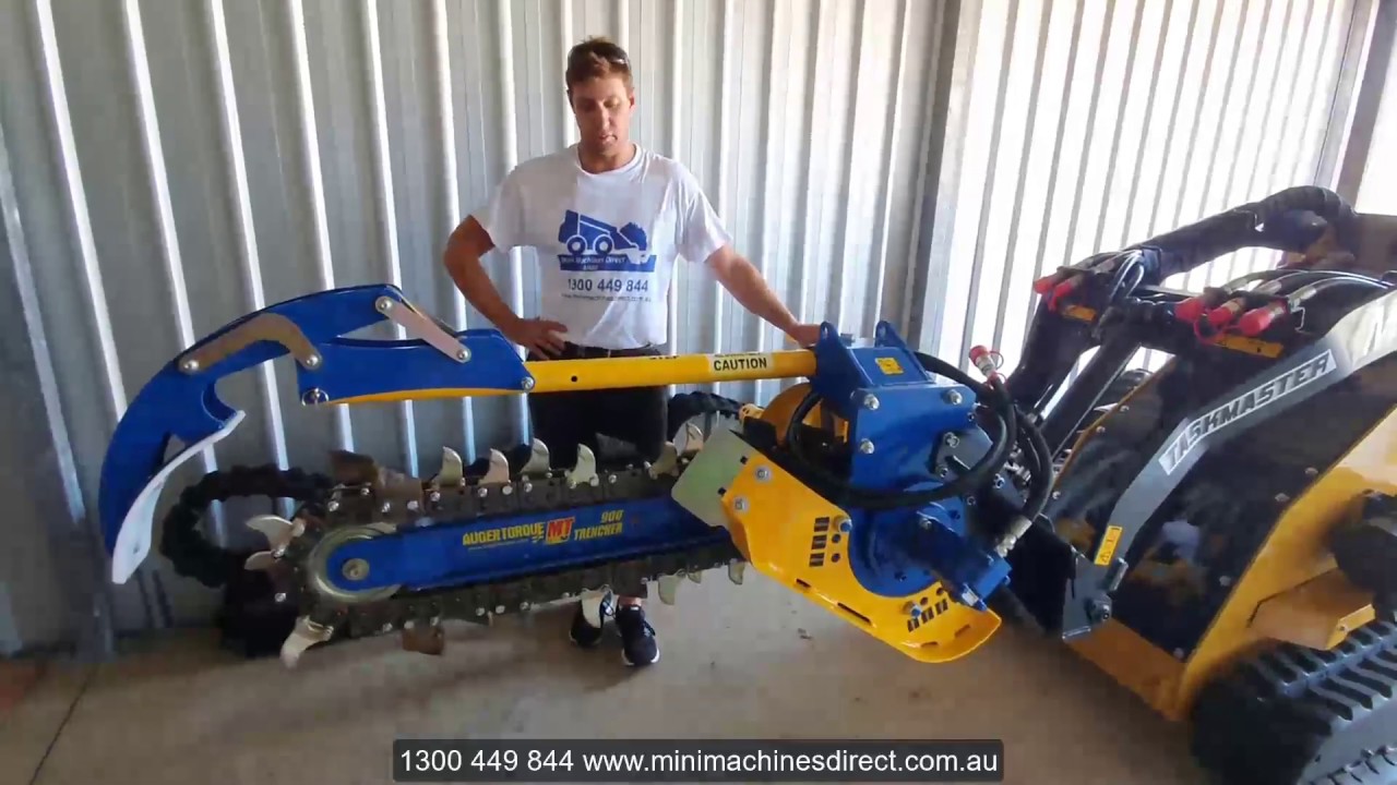 Mini Machines Direct - Trencher Features and benefits - YouTube