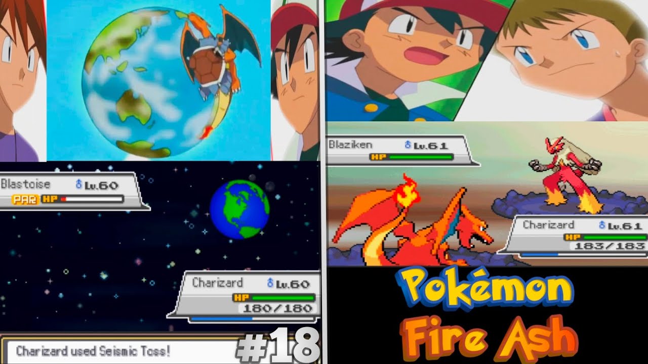 Let's play Pokemon Fire Ash||with Ash style 😎 ||Ash vs Gary|#ep18|# ...