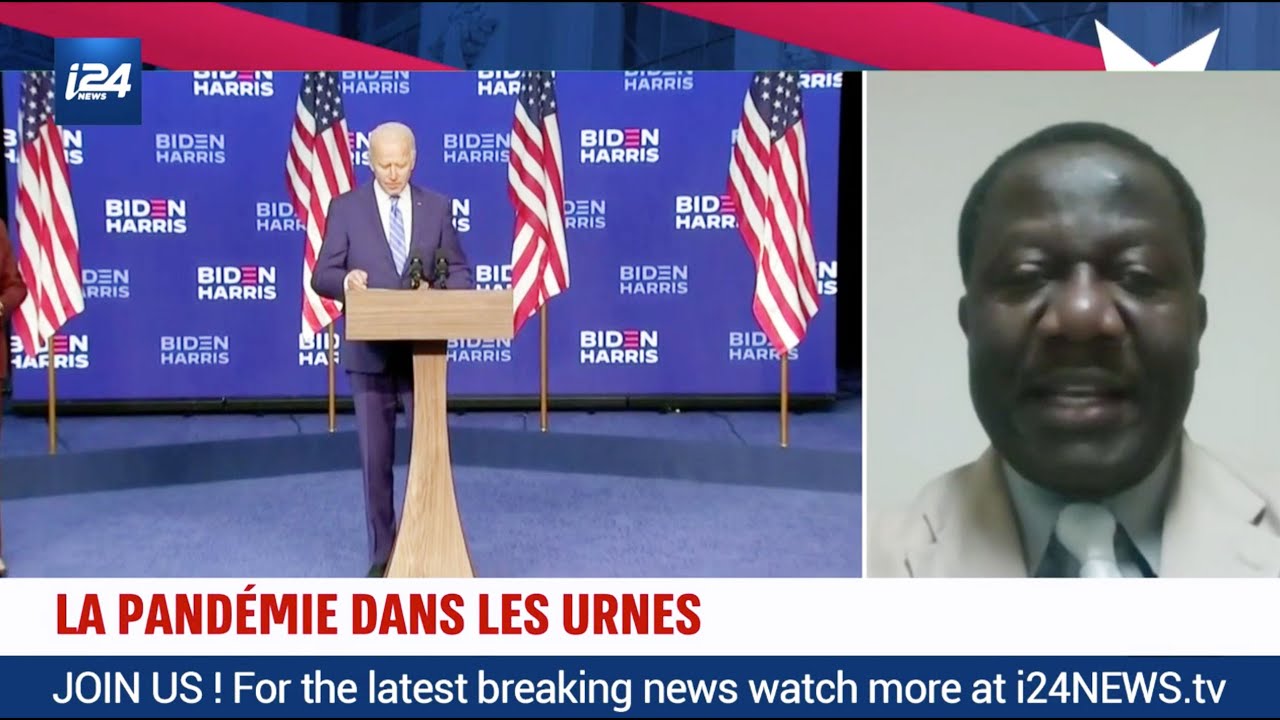 Joe Biden un Nouvel Espoir – Guy Djoken soutien actif dans la campagne de Biden sur i24 TV - YouTube