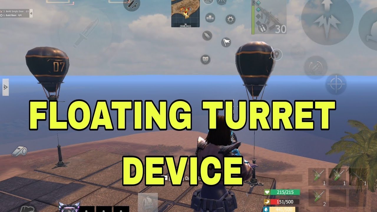 FLOATING TURRET DEVICE | NEW UPDATE | Last Island Of Survival - YouTube
