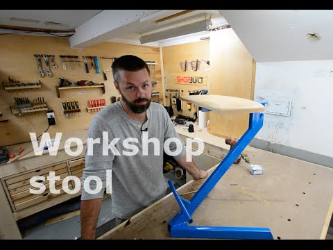 Shopbuilt - Metal/wood stool - YouTube