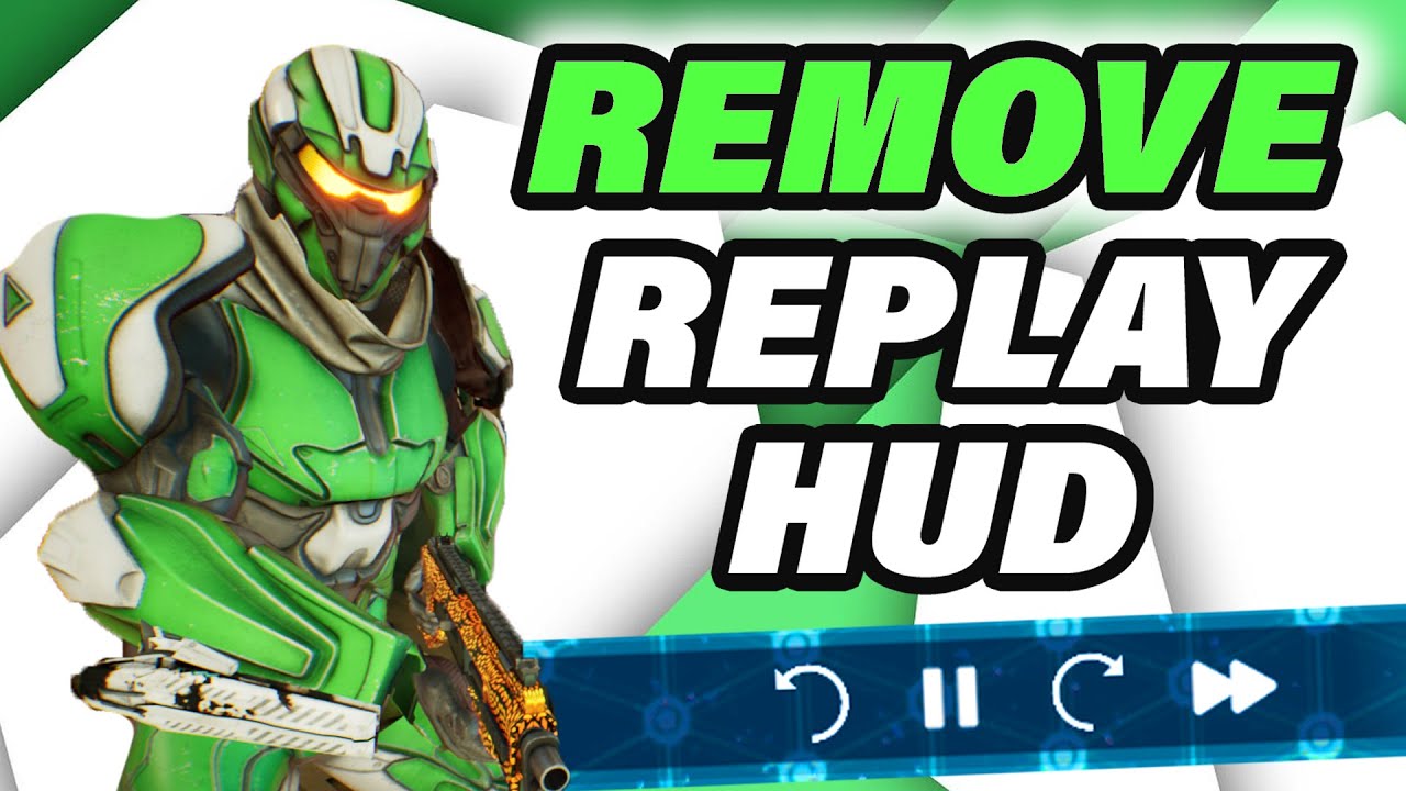 How To Turn Off HUD Overlay In Splitgate Replay - YouTube