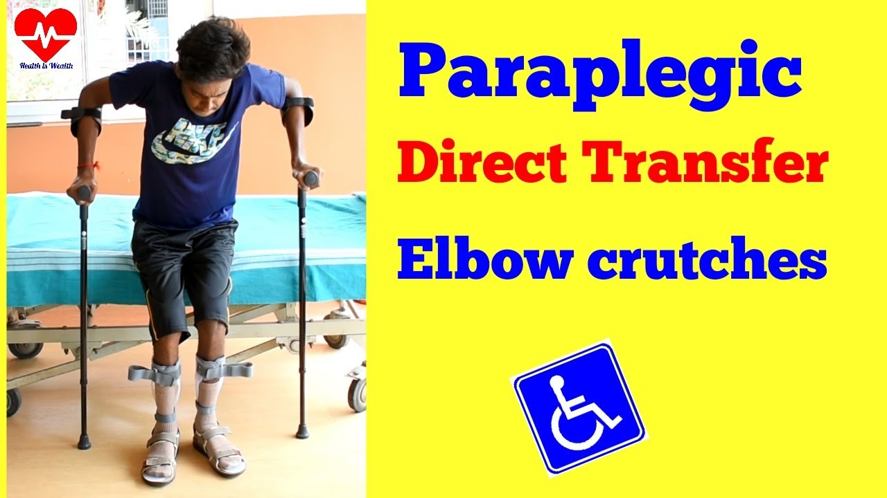 How to transfer paraplegic direct transfer from bed - YouTube