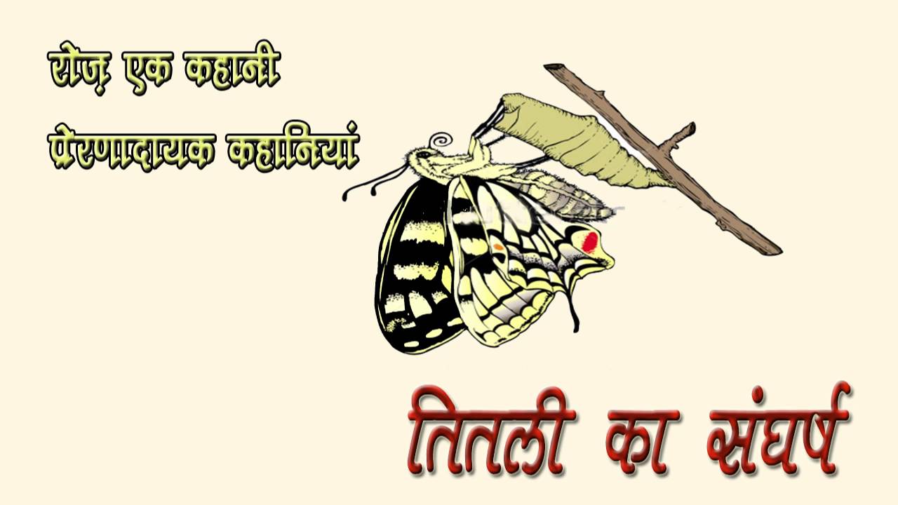 प्रेरणादायक कहानी 24 : तितली का संघर्ष Titli ka Sangharsh - YouTube