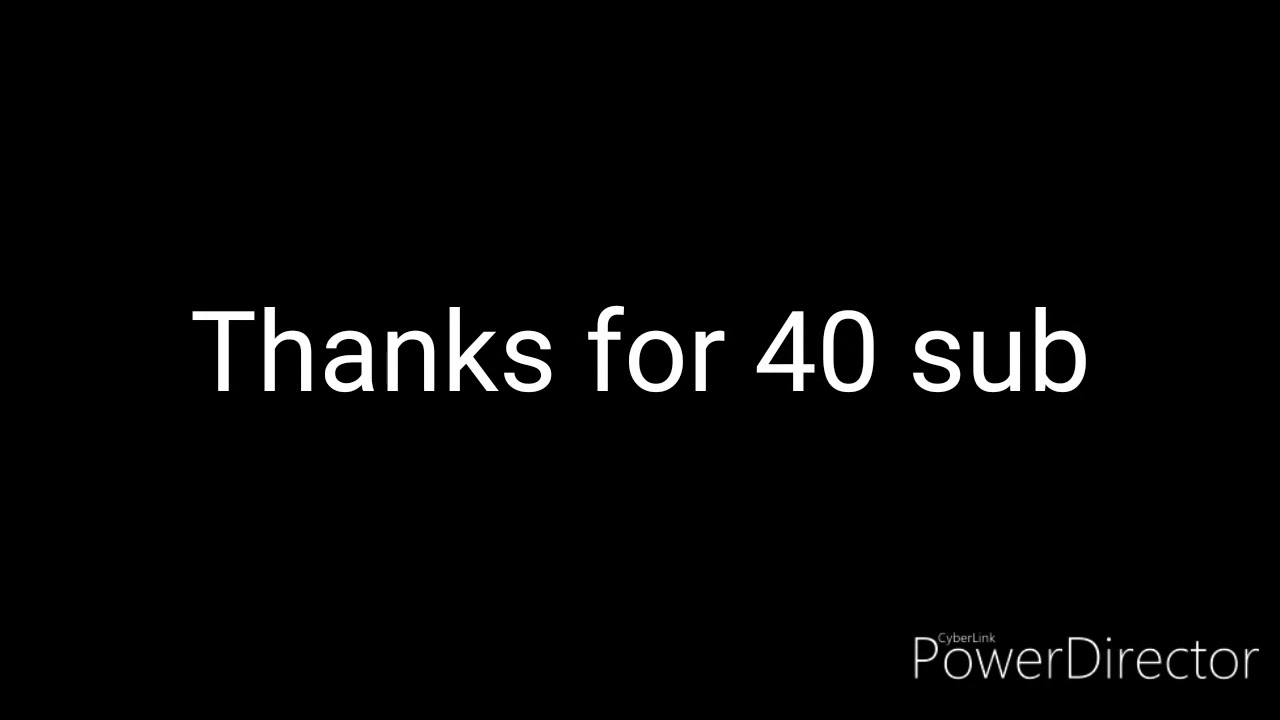 Thanks for 40 sub - YouTube