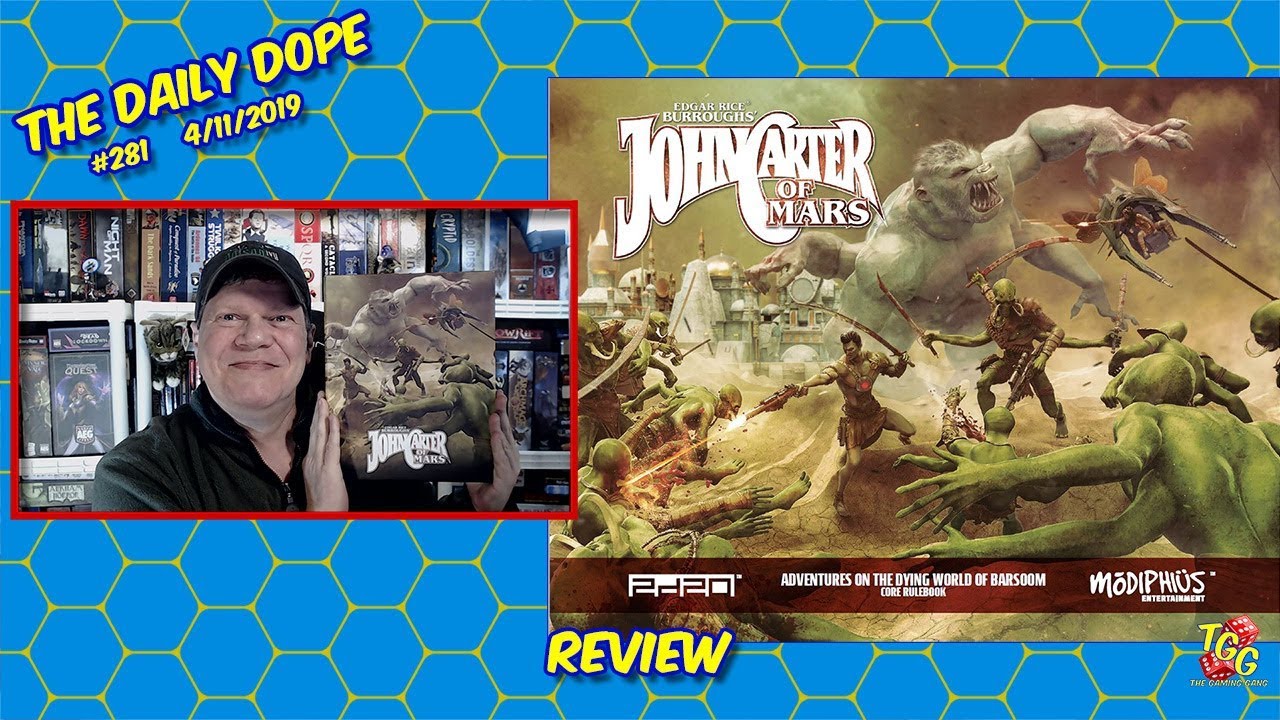 John Carter of Mars RPG - Review on The Daily Dope #281 - YouTube