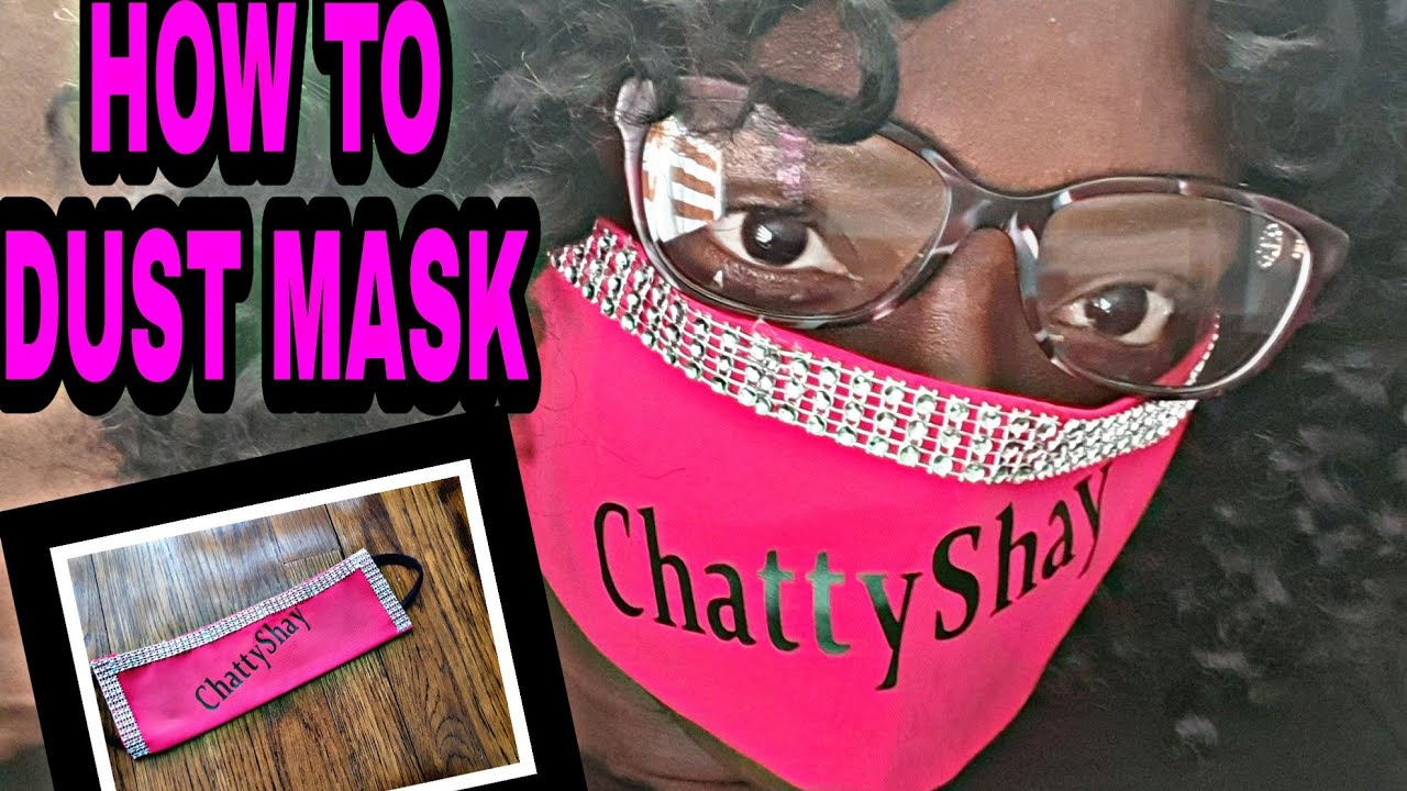 HOW TO MAKE A DUST MASK USING A HOT GLUE GUN | NO SEW - YouTube