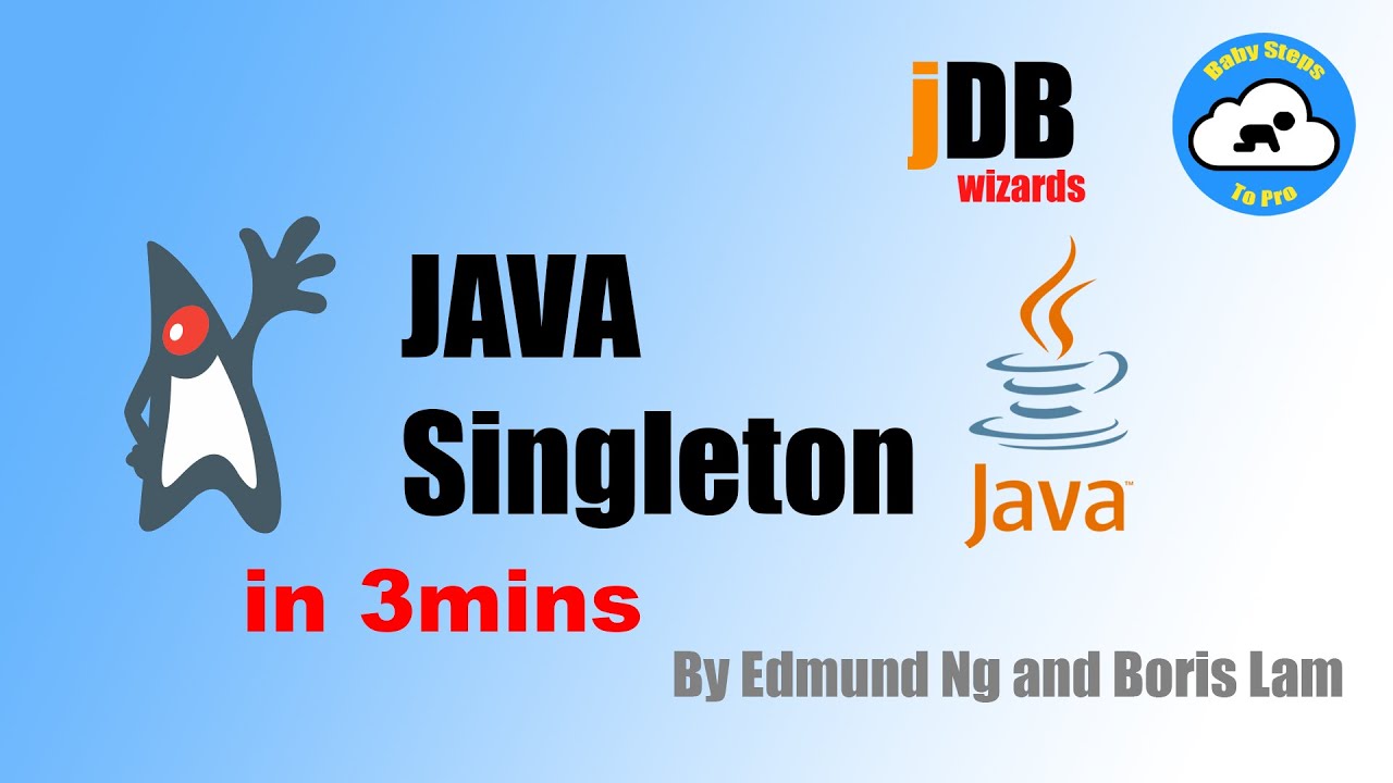 Java Singleton in 3mins - YouTube