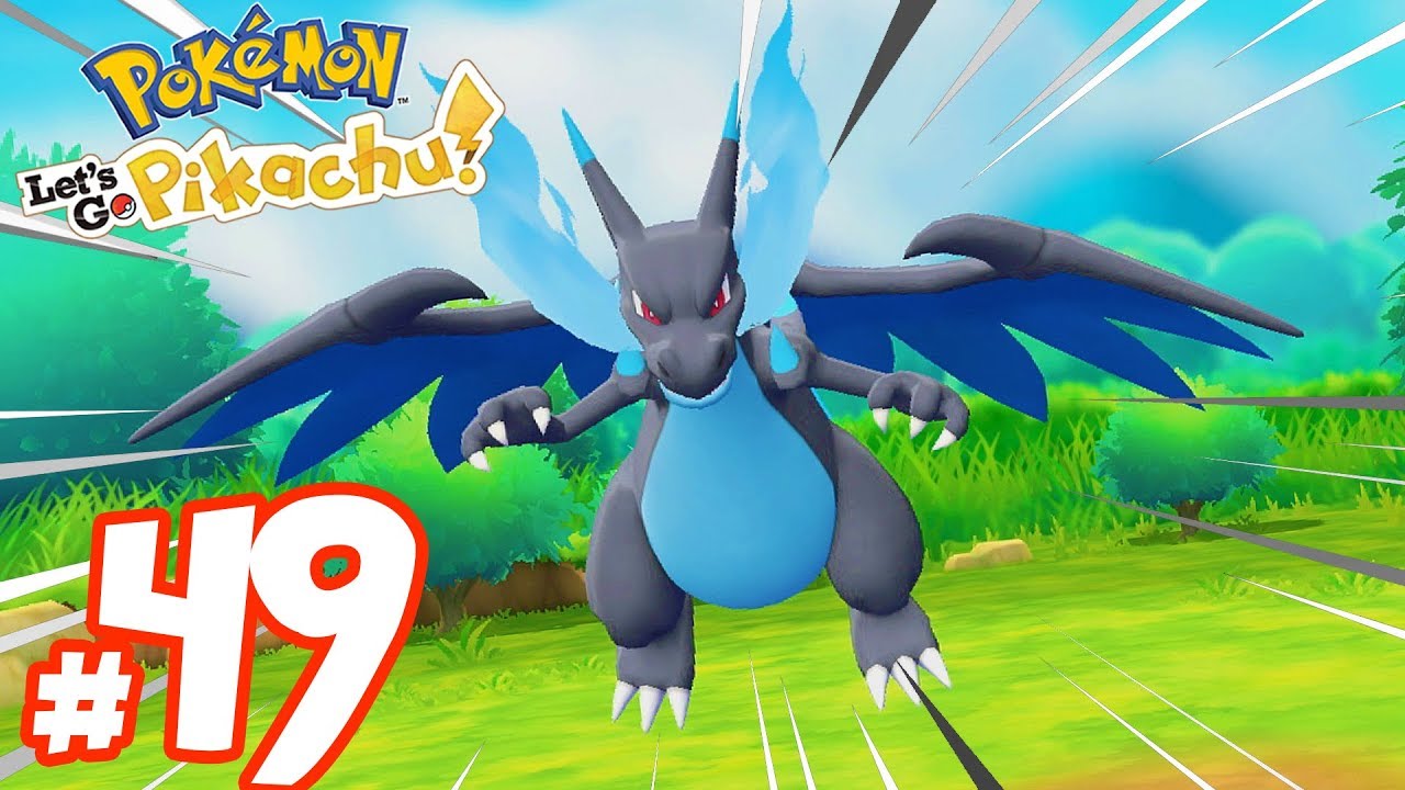 MEGA CHARIZARD X Y SU GRAN PODER!! #49 | Pokémon: Let's Go, Pikachu ...